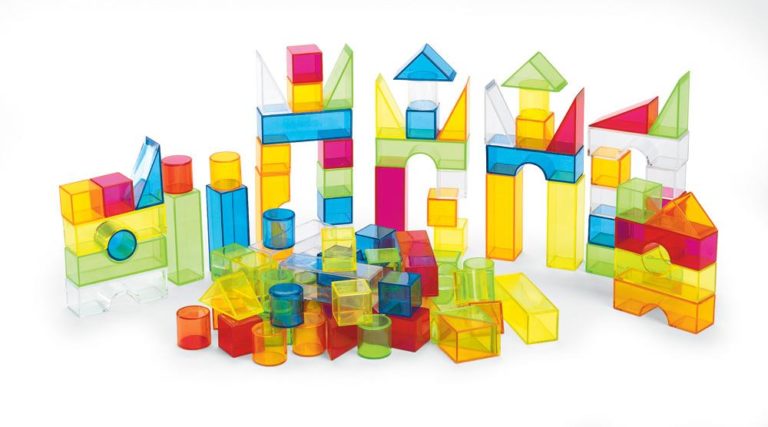 Transparent Light Blocks (100pcs) - Play‘n’Learn New Zealand