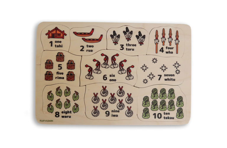 Counting 1-10 Maori Puzzle (10pcs) - Play‘n’Learn – Educational Resources