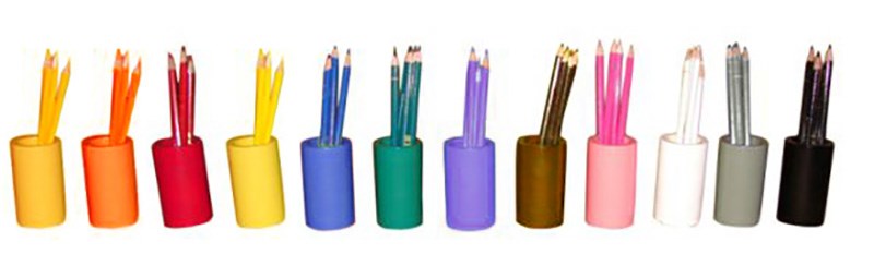 Triangular Coloured Pencils (12pcs) - Purple - Play‘n’Learn New Zealand
