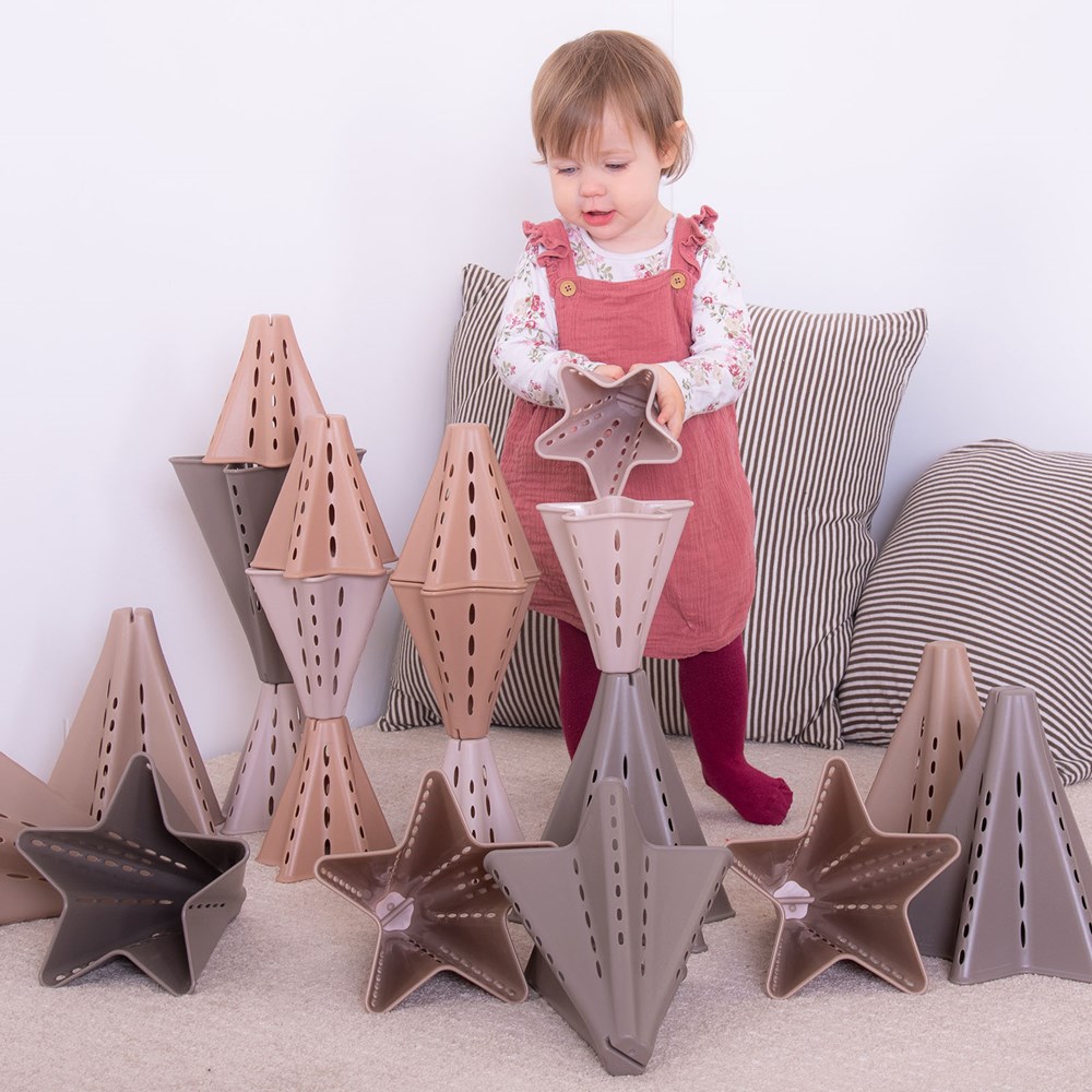 Bio Stacking Cones (20pcs) - Play‘n’Learn New Zealand