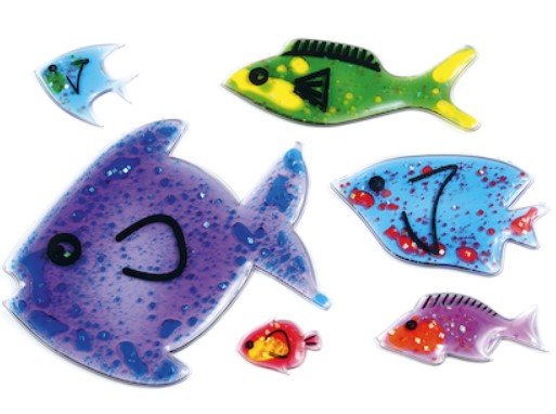 Squidgy Sparkle Fish (6pcs) - Play‘n’Learn New Zealand