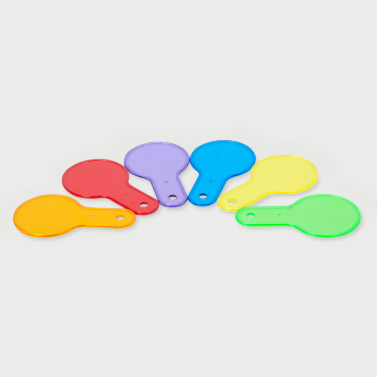 Large Colour Paddles (6pcs) - Play‘n’Learn New Zealand