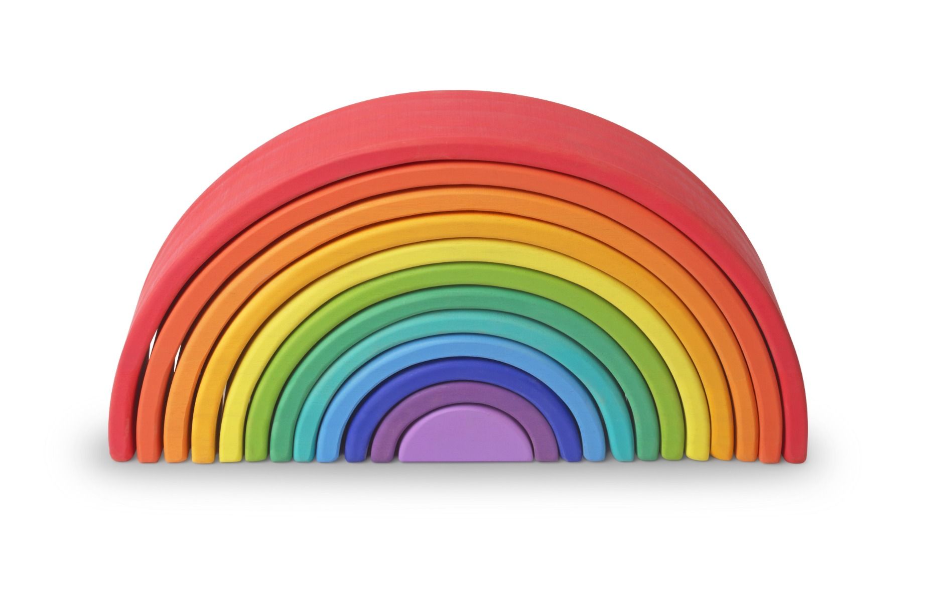 Large Rainbow Blocks (12pcs) - Play‘n’Learn New Zealand