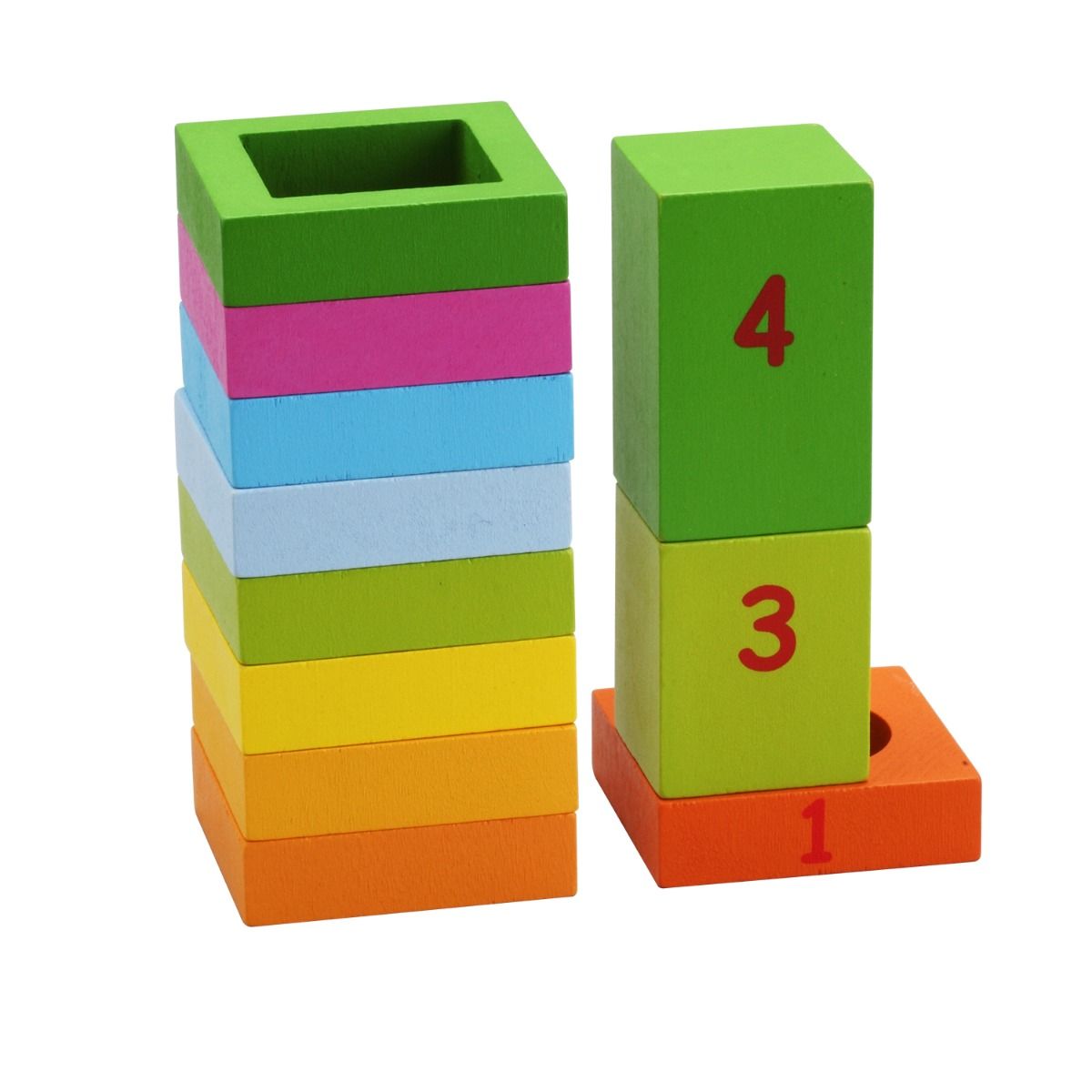Geometric Block Shape Sorter (28pcs) - Play‘n’Learn New Zealand