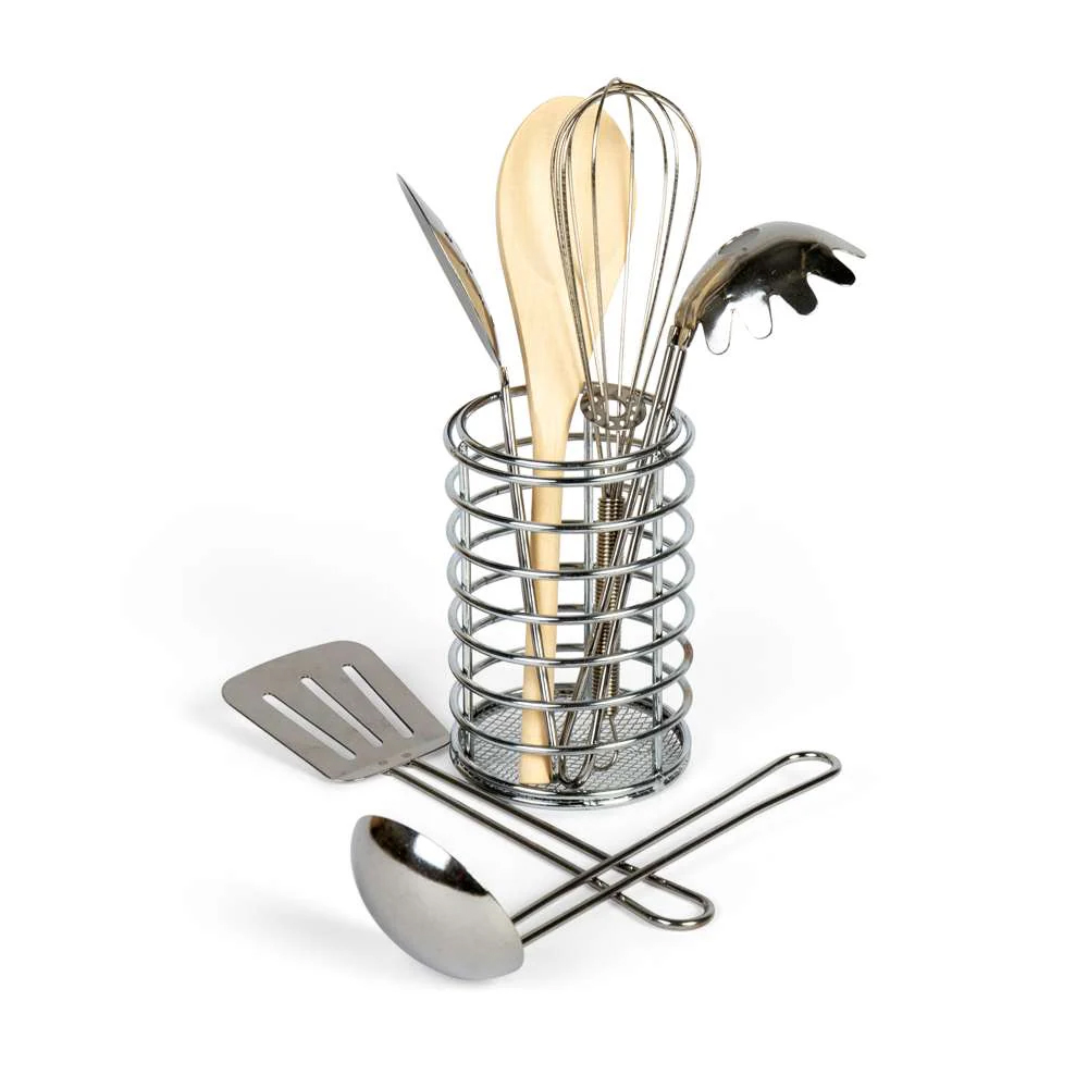 Utensils Pot (7pcs) - Play‘n’Learn New Zealand