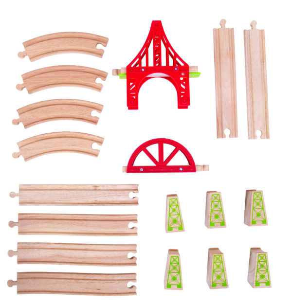 Wooden Train Track Bridge - Play‘n’Learn New Zealand
