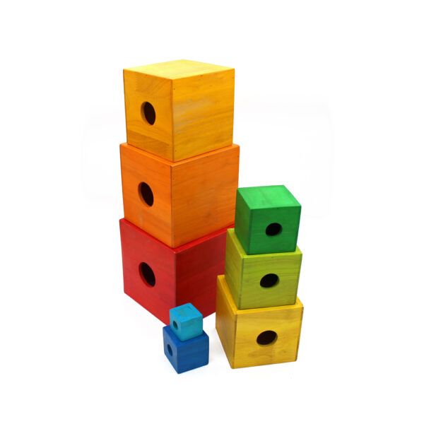 Stacking & Posting Boxes (8pcs) - Play‘n’Learn New Zealand