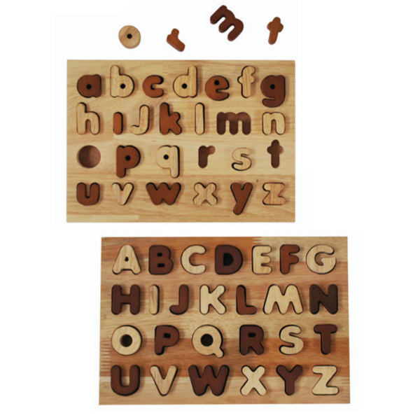Upper & Lowercase Alphabet Puzzle Set (2pcs) - Play‘n’Learn New Zealand